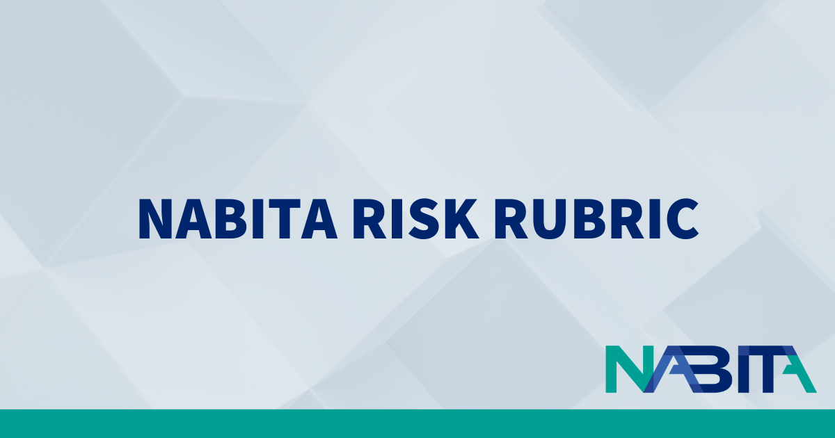 NABITA Risk Rubric - NABITA