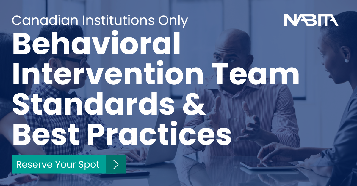 *Canadian Institutions Only* Behavioral Intervention Team Standards & Best Practices - NABITA